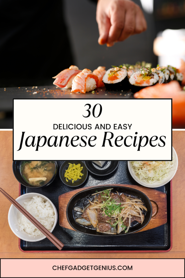 30 Japanese Recipe Ideas Easy for Delicious Home Cooking - ChefGadgetGenius